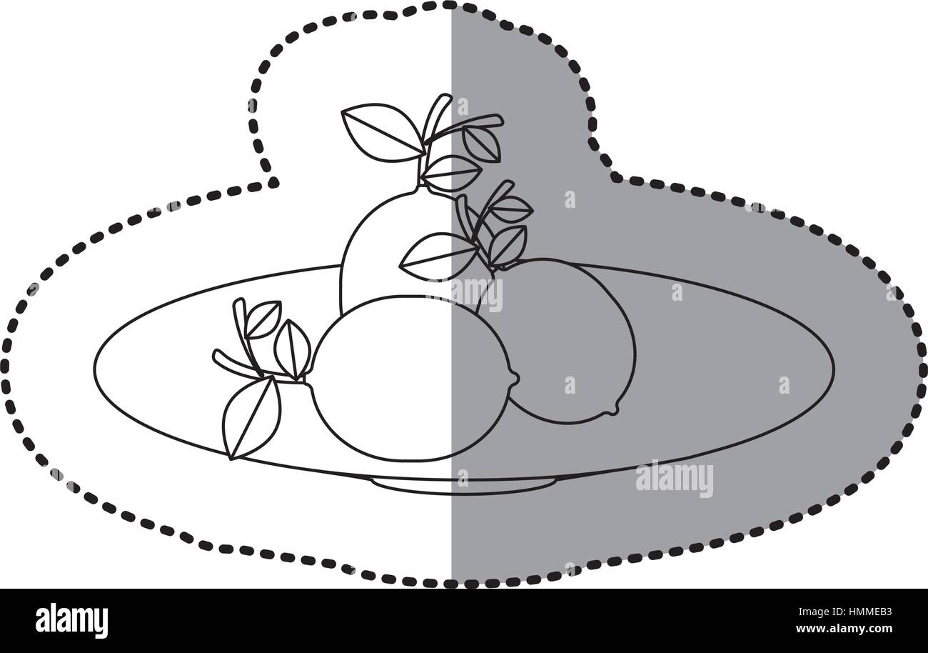 Fresh lemons market Stock Vector Images - Alamy