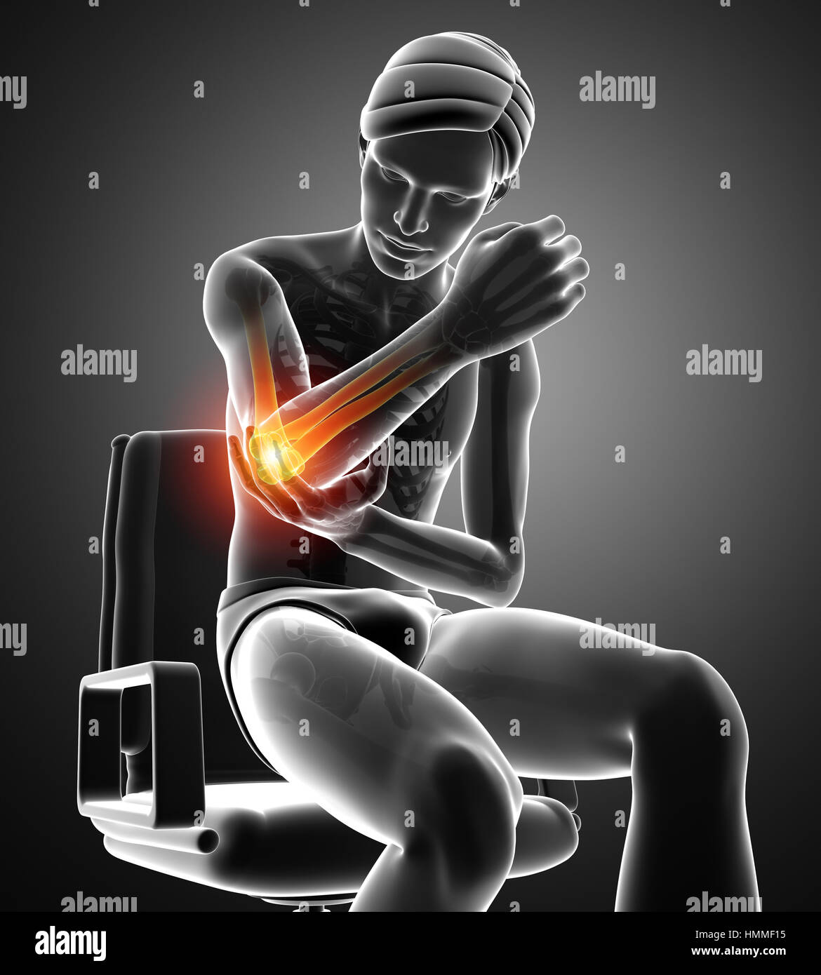 human body anatomy with joint pain Stock Photo - Alamy
