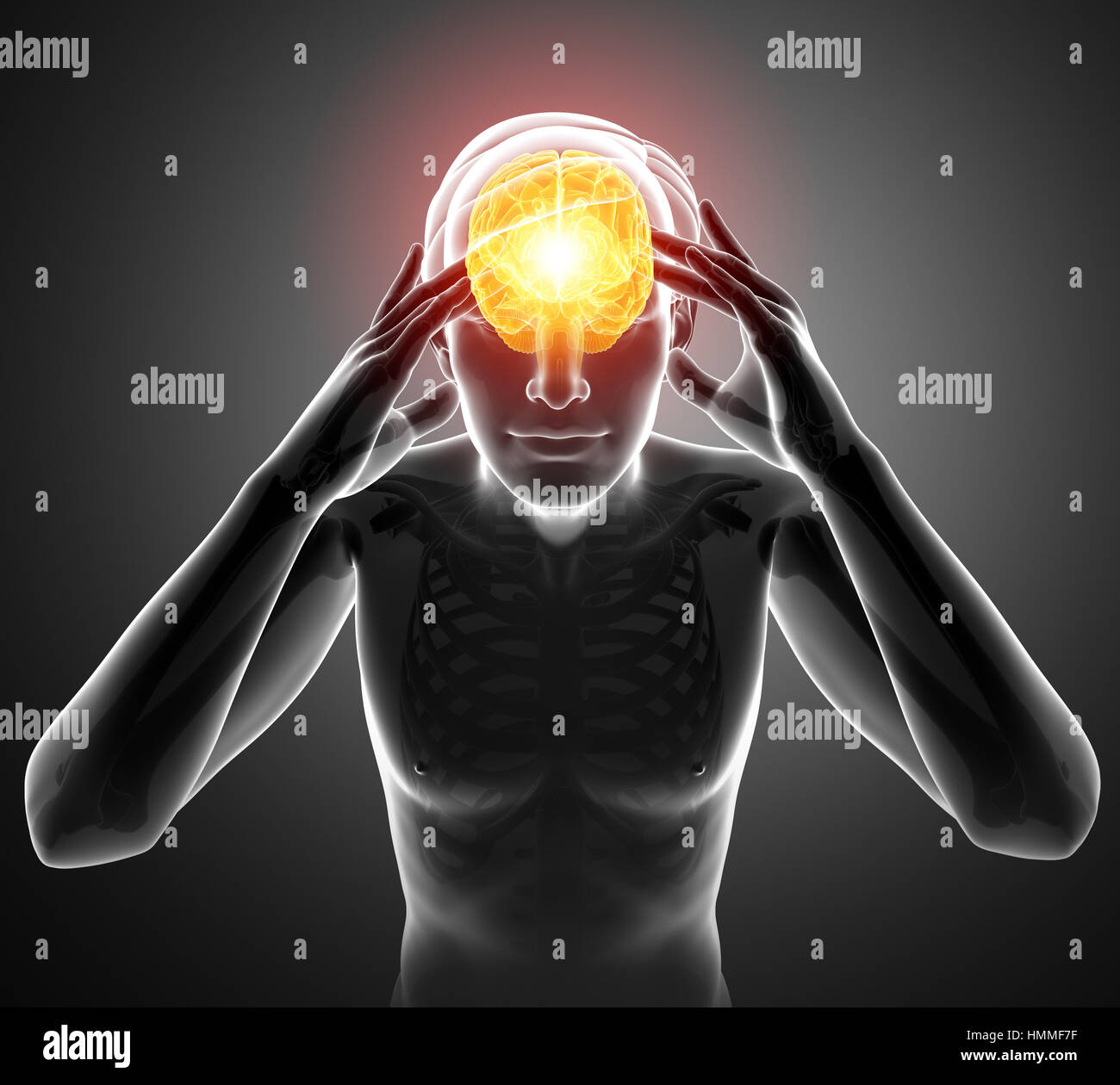 human body anatomy with joint pain Stock Photo - Alamy