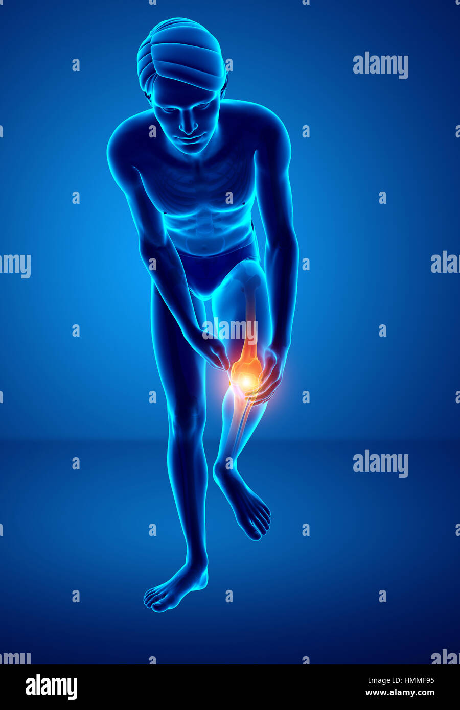 human body anatomy with joint pain Stock Photo - Alamy