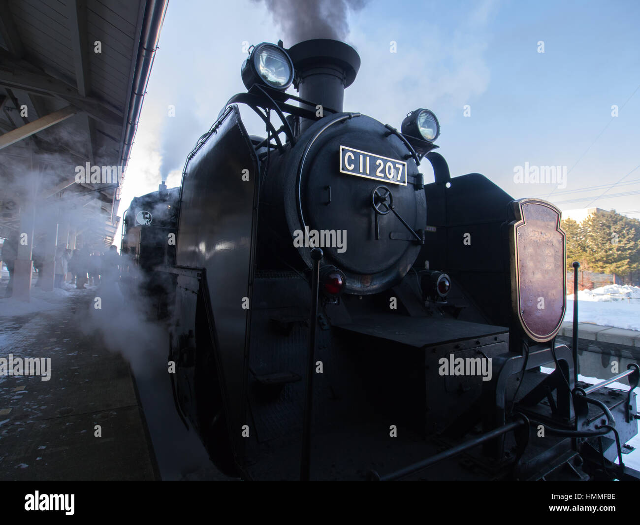 SL Fuyu no Shitsugen train in Hokkaido, Japan Stock Photo - Alamy