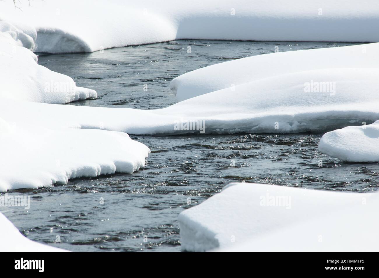 Ice bound river in hi-res stock photography and images - Alamy