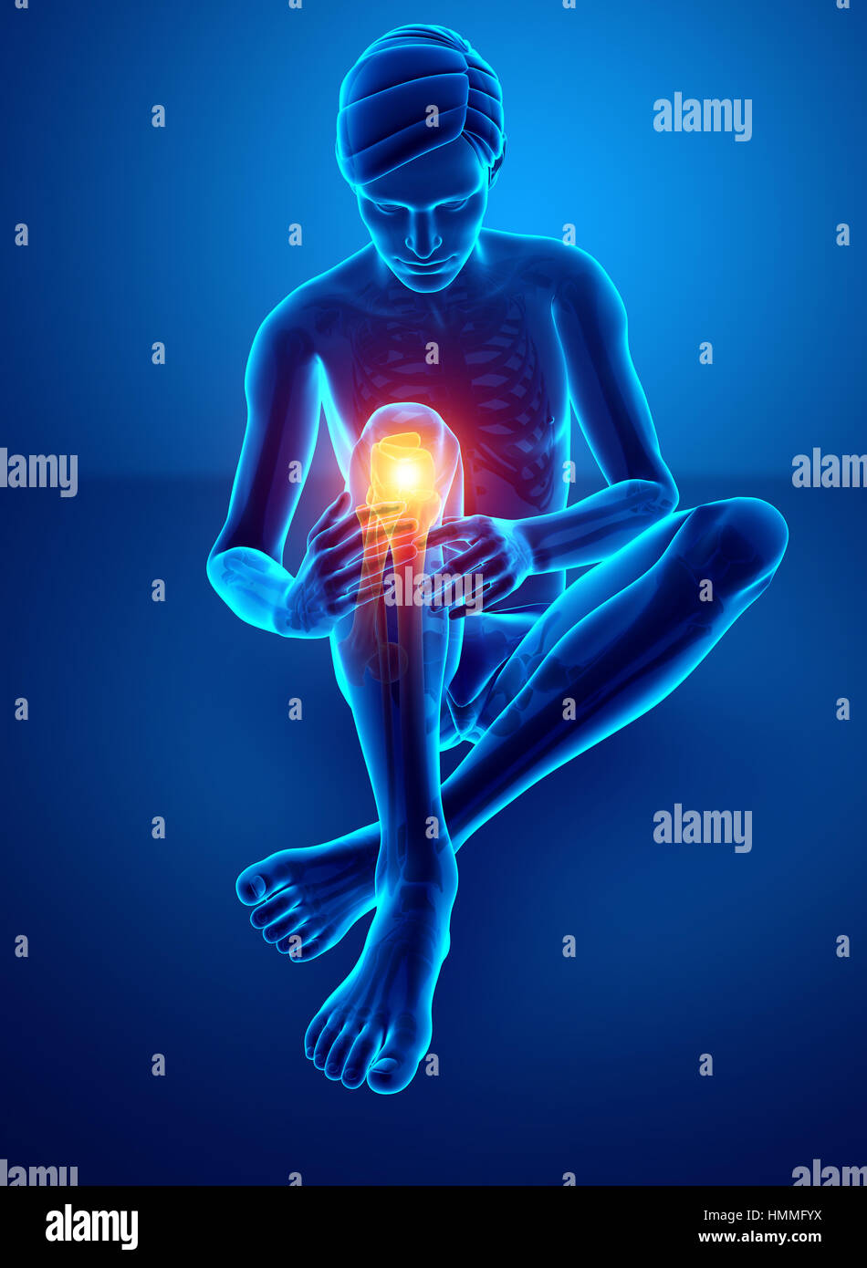 human body anatomy with joint pain Stock Photo - Alamy