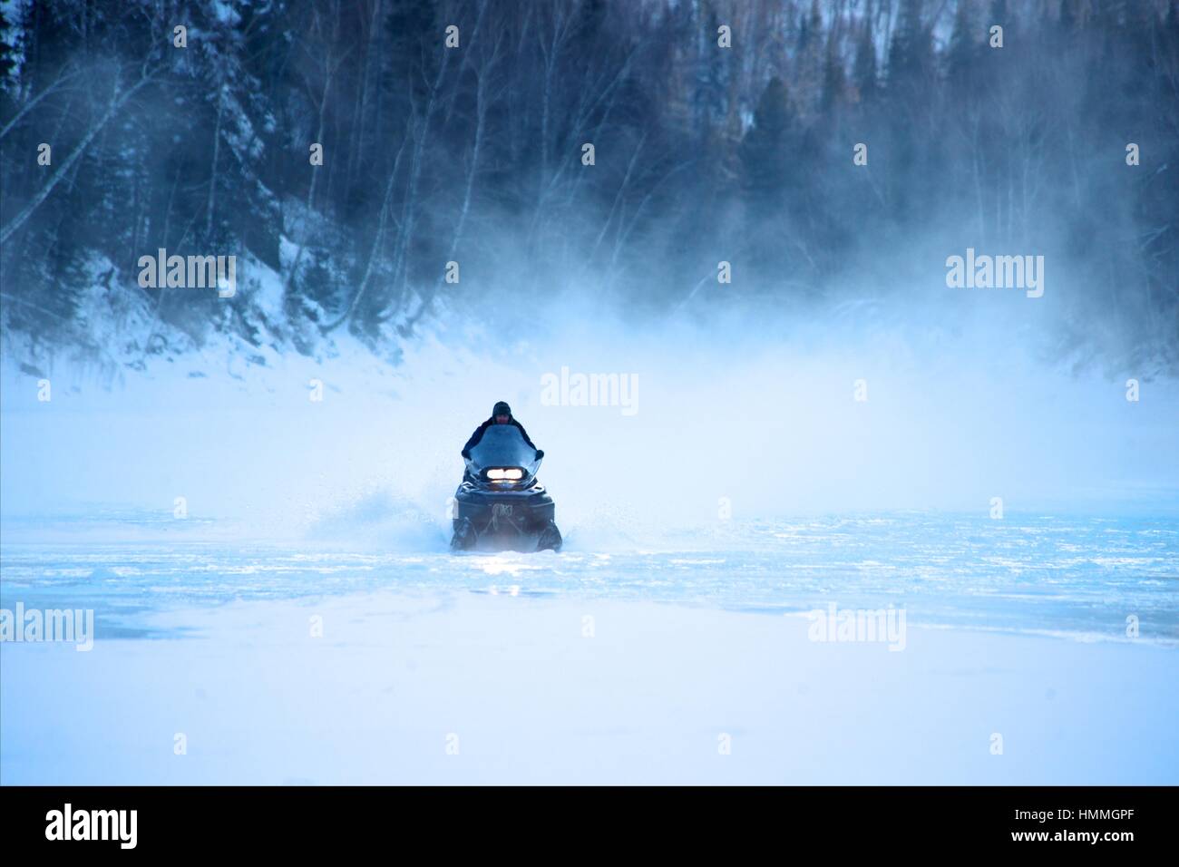 Snowmobile safari and finland hi-res stock photography and images - Alamy