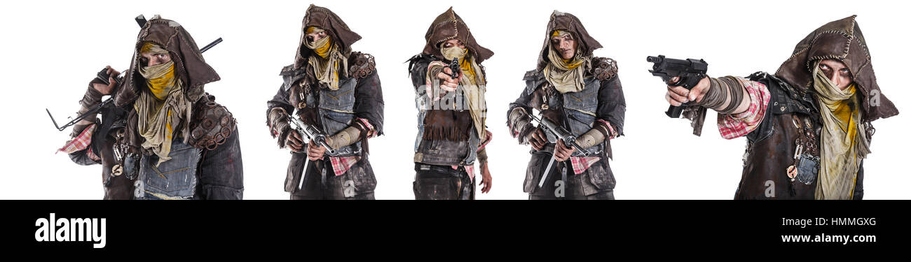 Set of post apocalypse survivors Stock Photo - Alamy