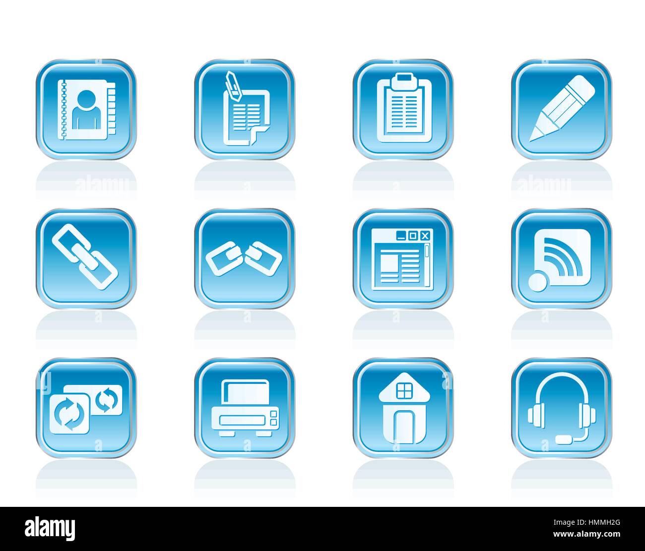 Internet and website icons Stock Vector Image & Art - Alamy