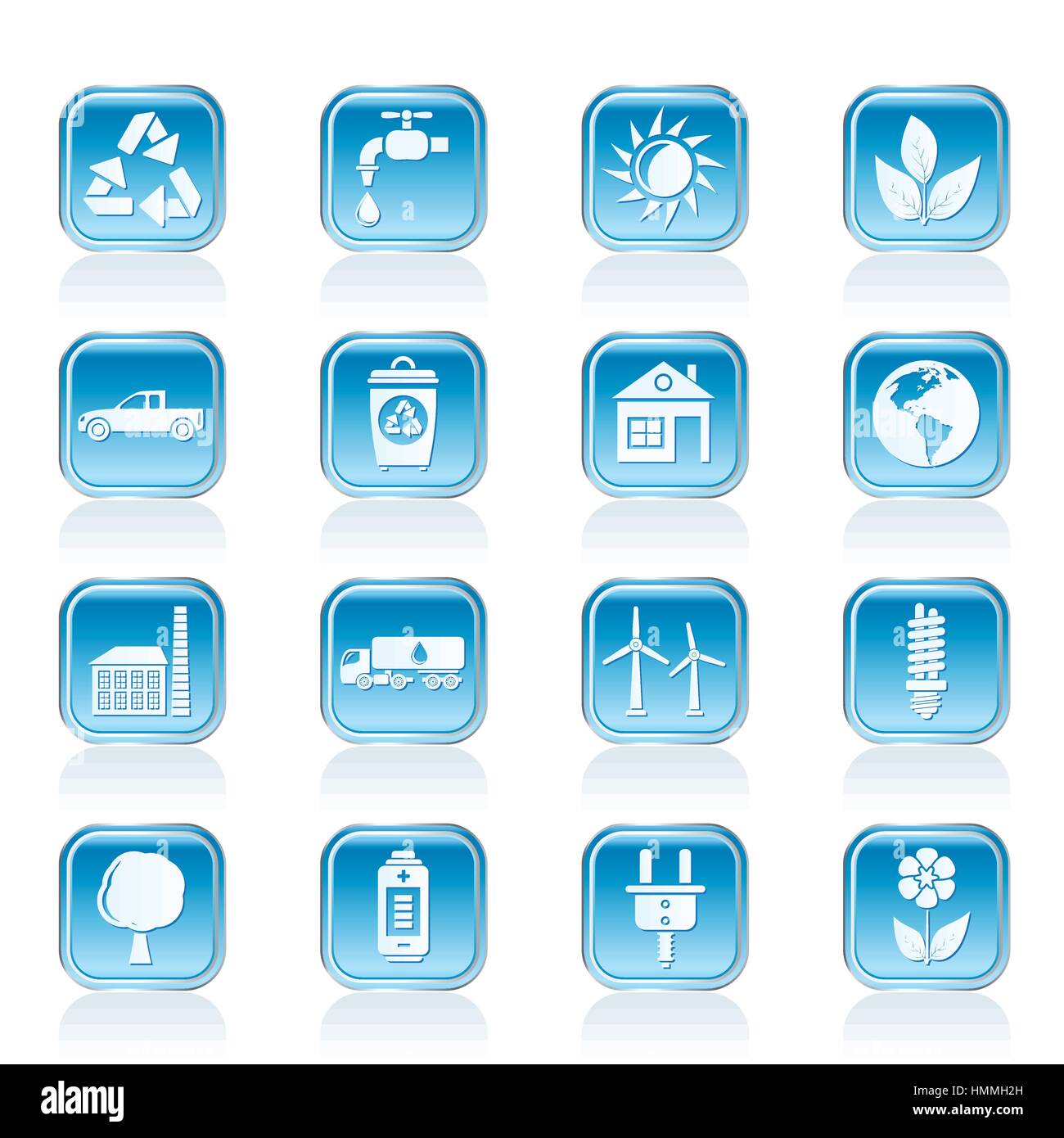 ecology and environment icons Stock Vector Image & Art - Alamy