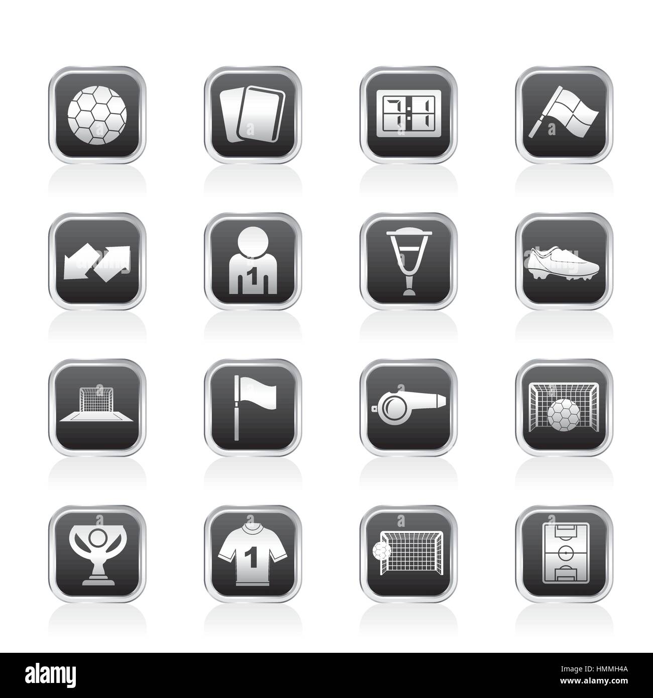 football, soccer and sport icons Stock Vector Image & Art - Alamy