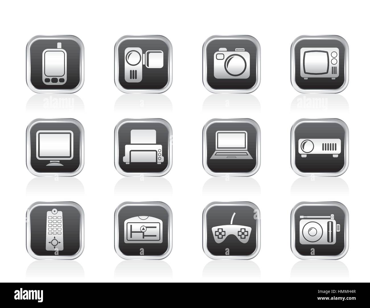 Technical equipment monitor Cut Out Stock Images & Pictures - Alamy