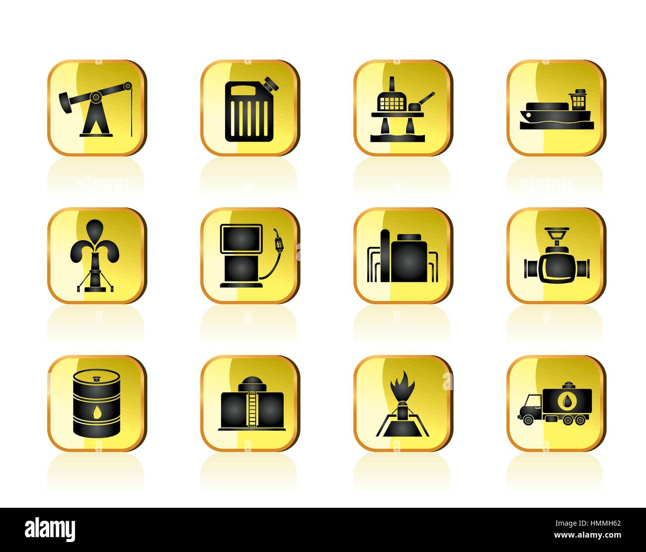 Oil and petrol industry icons Stock Vector Image & Art - Alamy