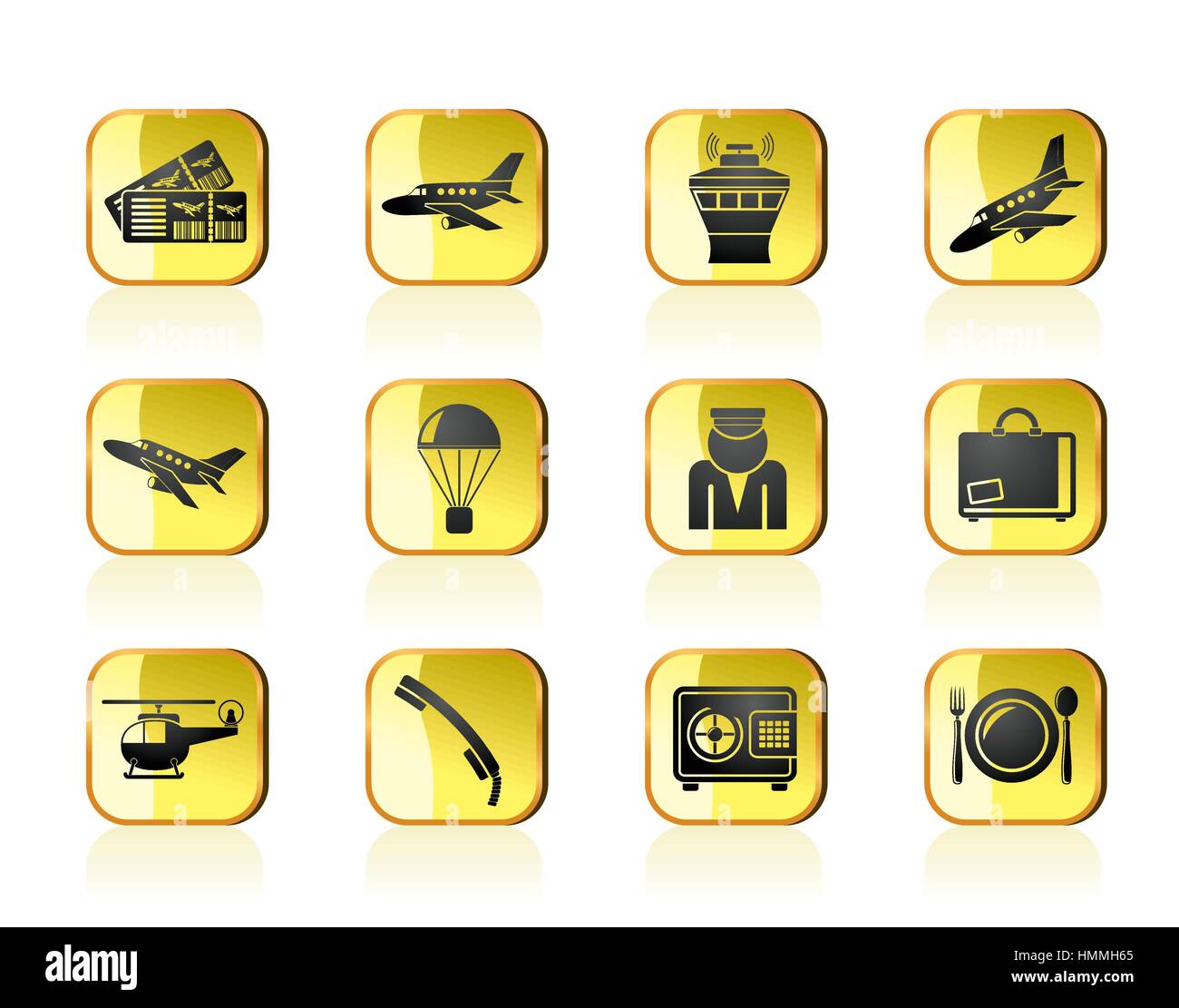 Airport air traffic control tower Cut Out Stock Images & Pictures - Alamy
