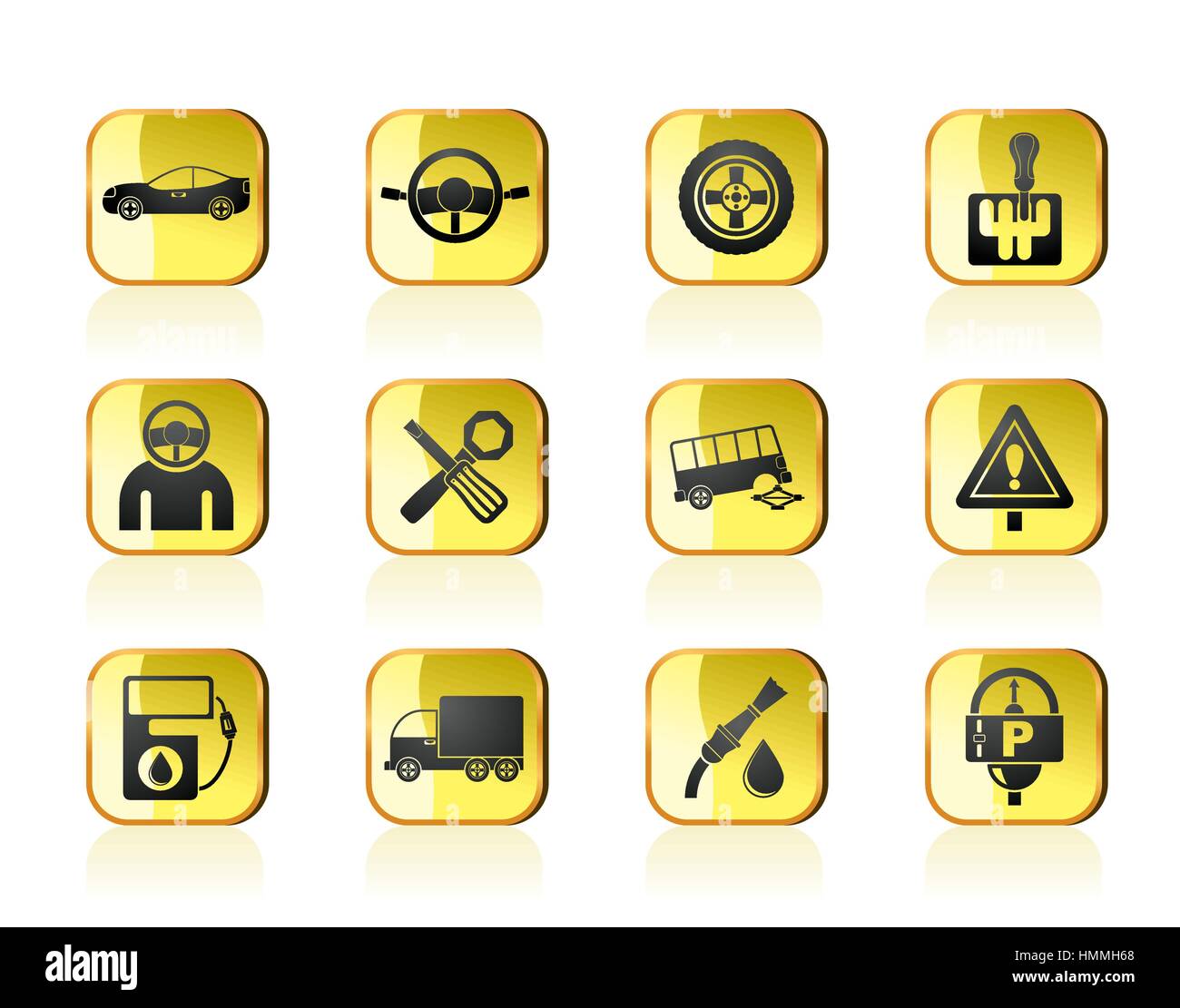 car services and transportation icons Stock Vector Image & Art - Alamy