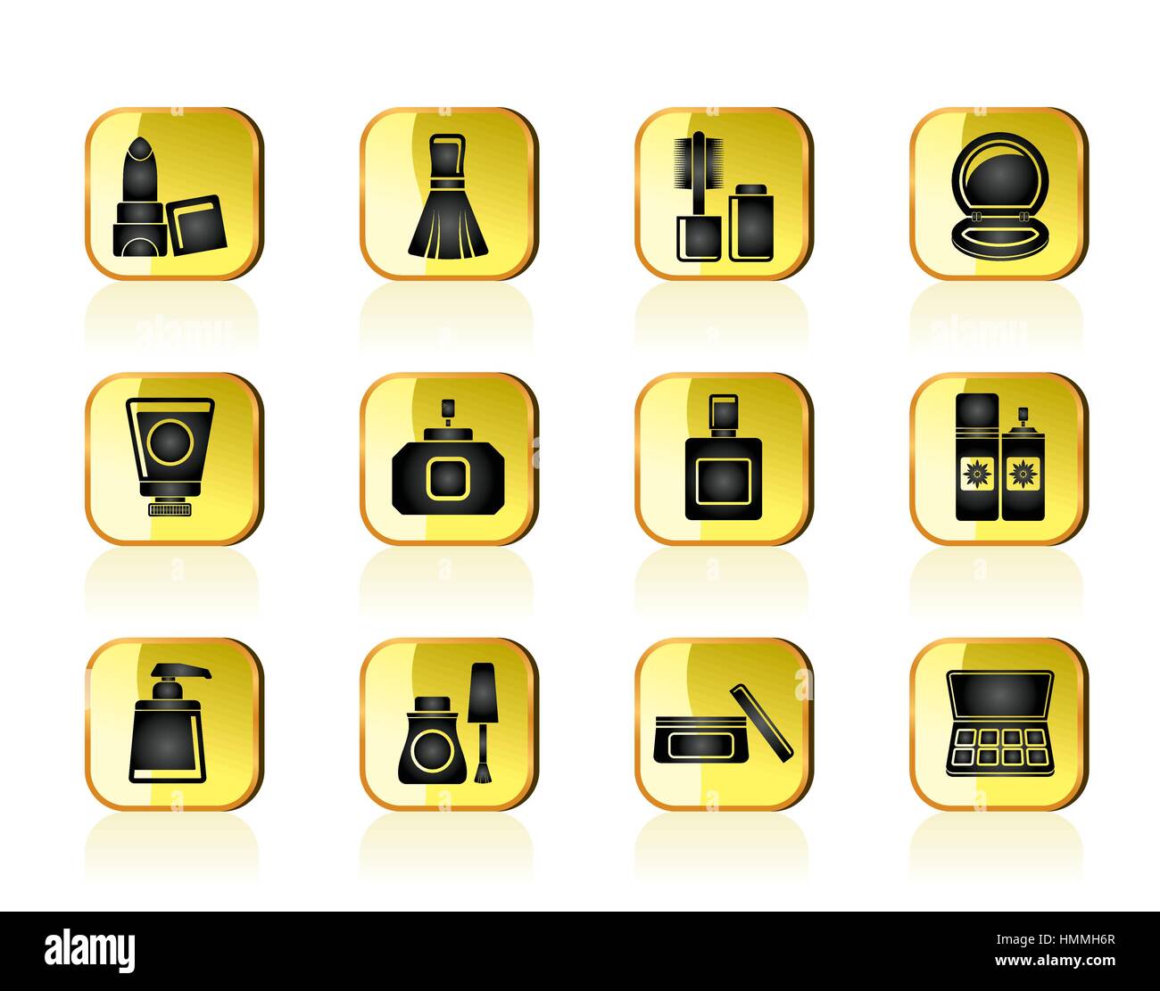 Cosmetic Industry and beauty icons Stock Vector Image & Art - Alamy