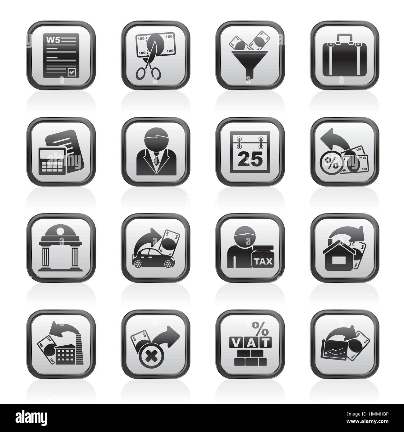 Computer taxes payment Cut Out Stock Images & Pictures - Alamy