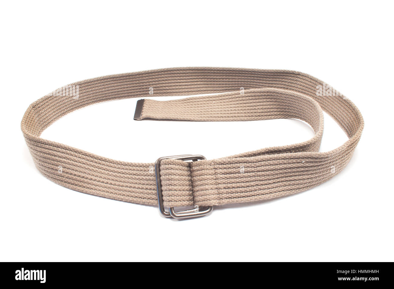 Textile belt isolated on white Stock Photo - Alamy