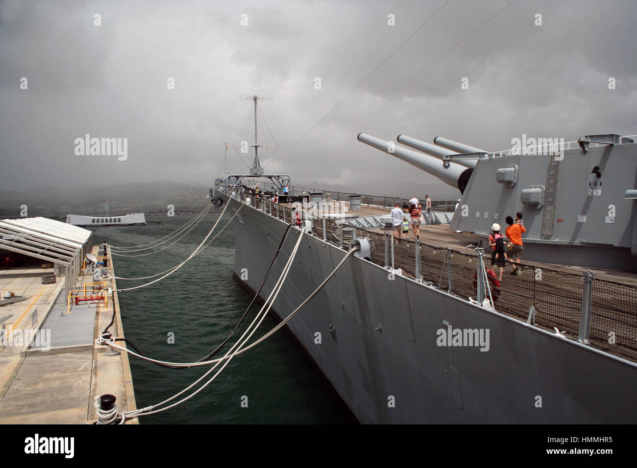 USS Missouri, Pearl Harbor, Honolulu, Hawaii Stock Photo - Alamy