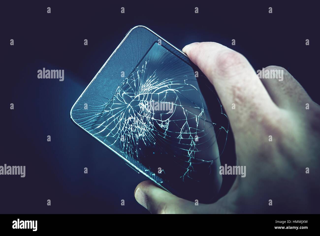 Mobile damaged hi-res stock photography and images - Alamy