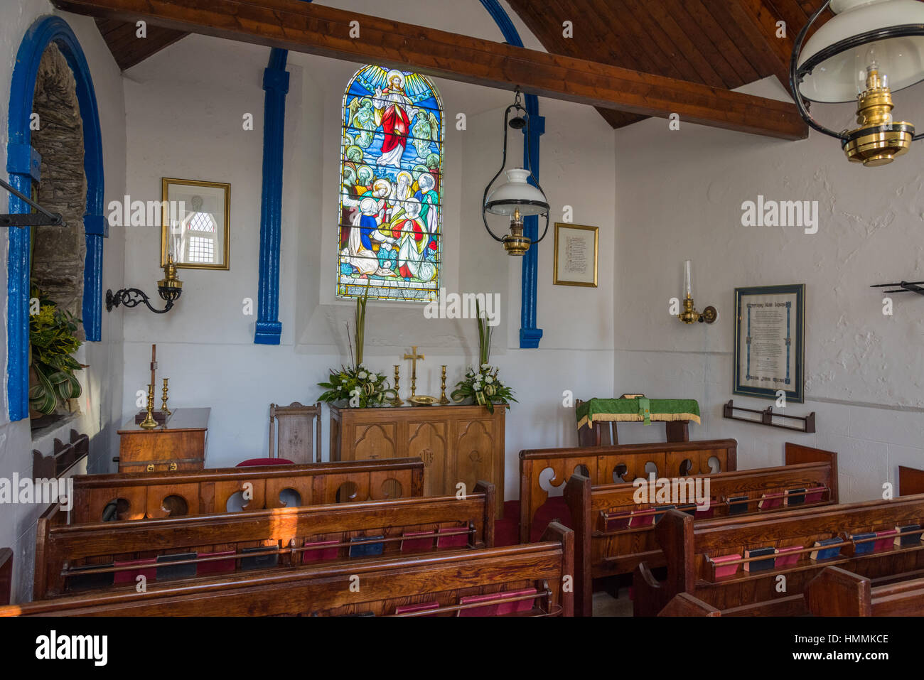 Interior of st adamnans church hi-res stock photography and images - Alamy