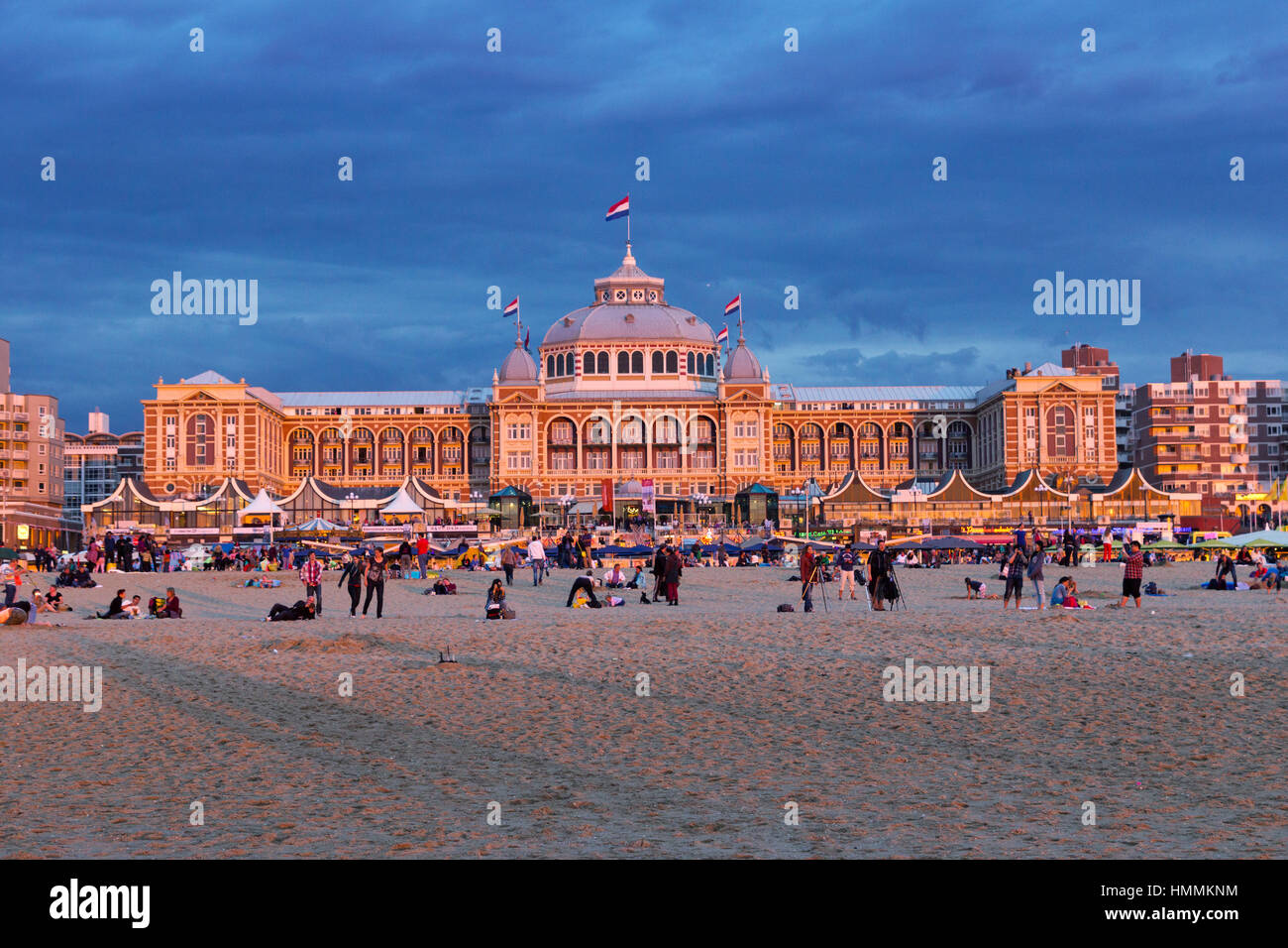 THE HAGUE, THE NETHERLANDS - AUG 16: Beach of Scheveningen and the ...