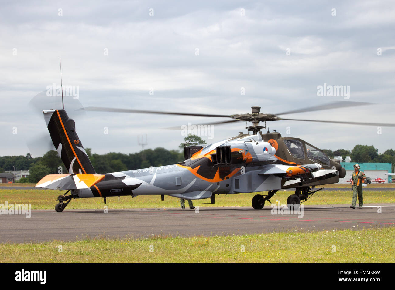 GILZE-RIJEN, NETHERLANDS - JUNE 20: Special painted Dutch Air Force AH ...