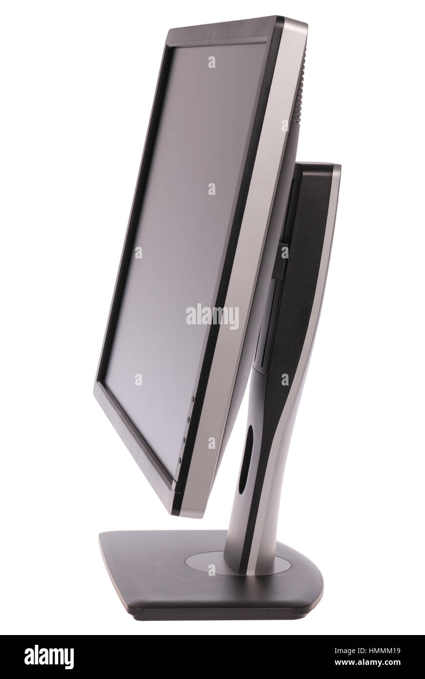 Computer monitor on white background. Clipping path included. Separate ...