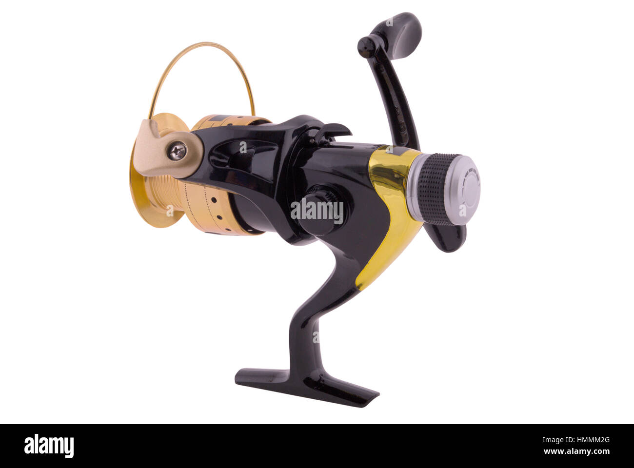 Gold fishing reel hi-res stock photography and images - Alamy