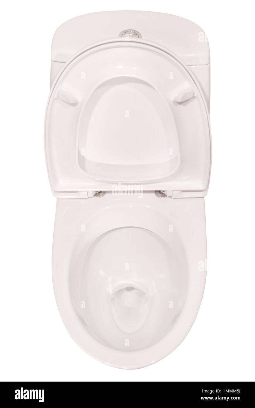 Toilet bowl isolated on white. Clipping path inside Stock Photo - Alamy