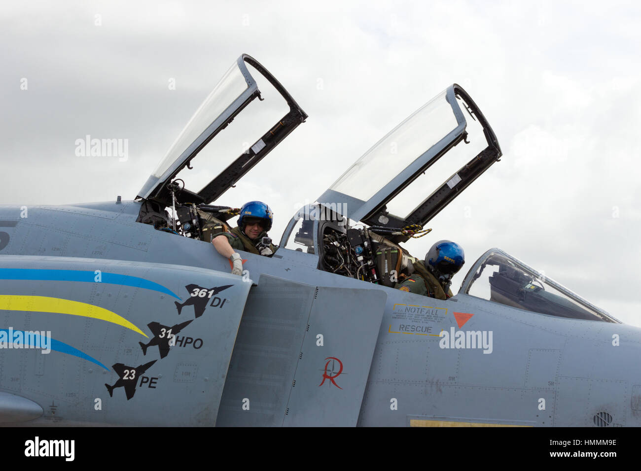 WITTMUND, GERMANY- JUNE 29: German F-4 Phantom after it's last flight ...