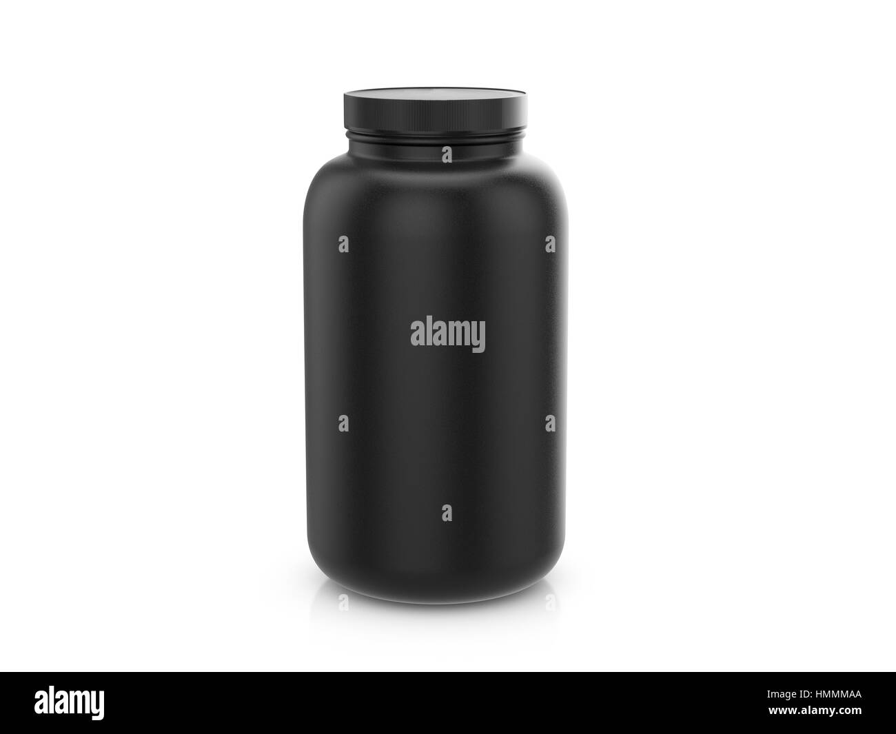 Whey protein container on a white background. 3d illustration Stock ...