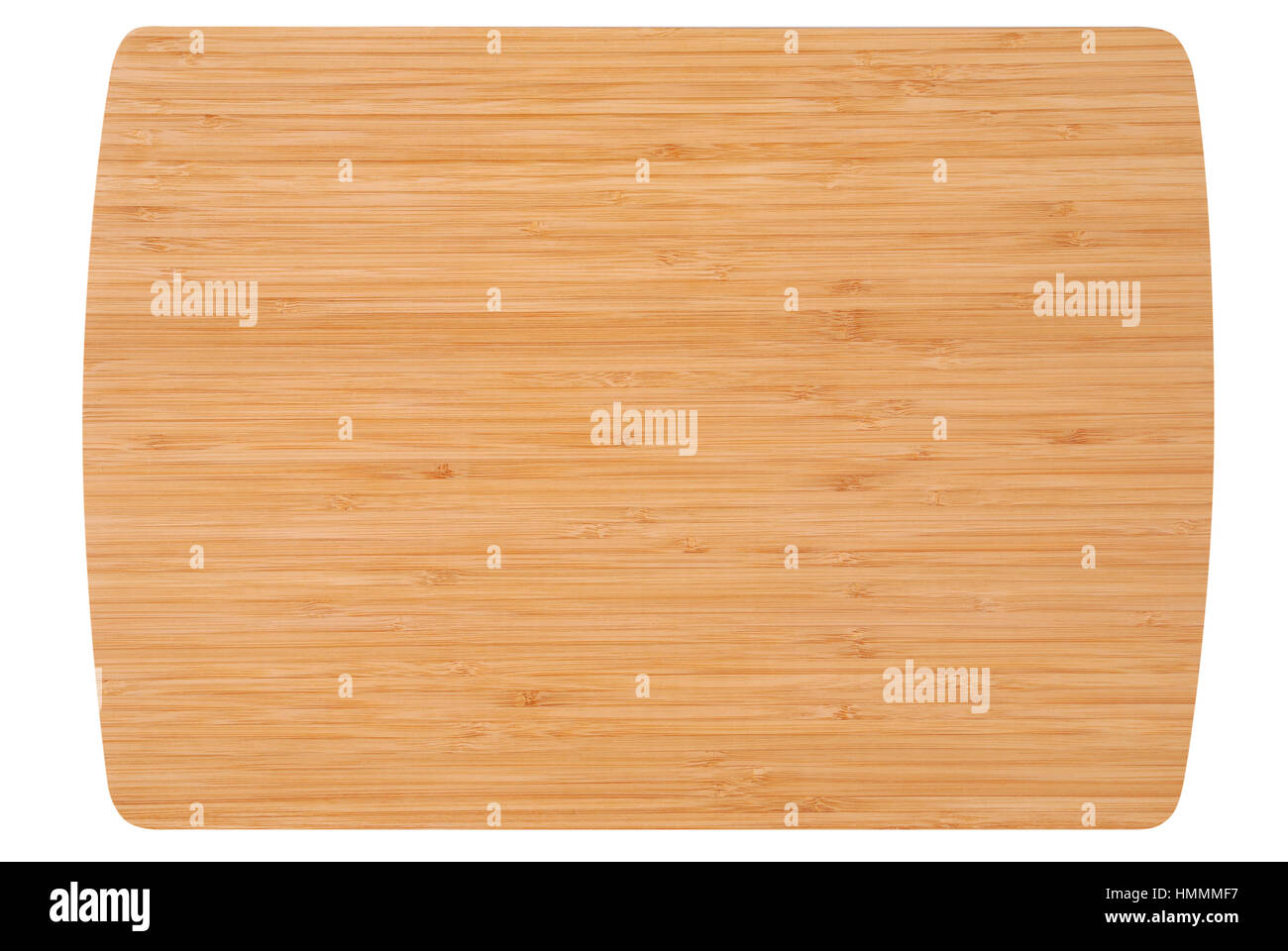 Bamboo kitchen board isolated on white Stock Photo - Alamy