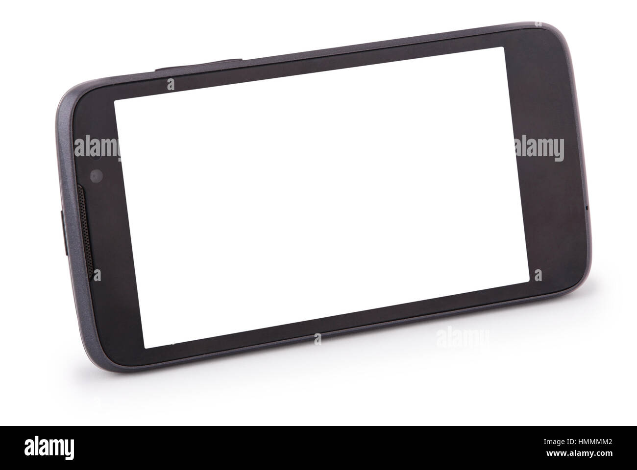 Smart Phone isolated on white. Two clipping path inside separately for ...