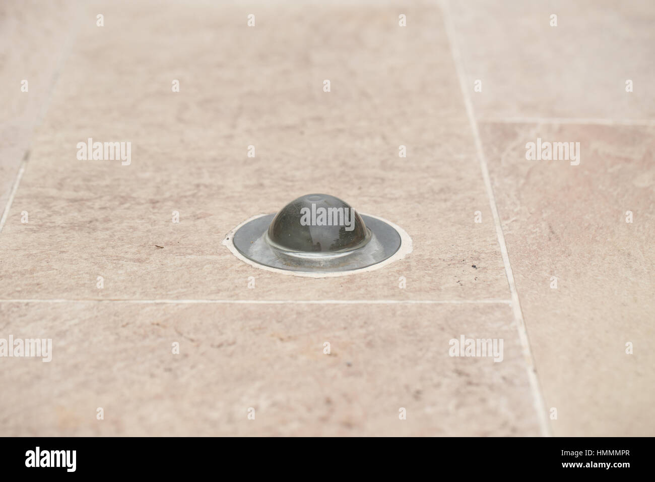 Glass Road Stud or Glass Reflective Warning Light, Kerb Marker on the ...