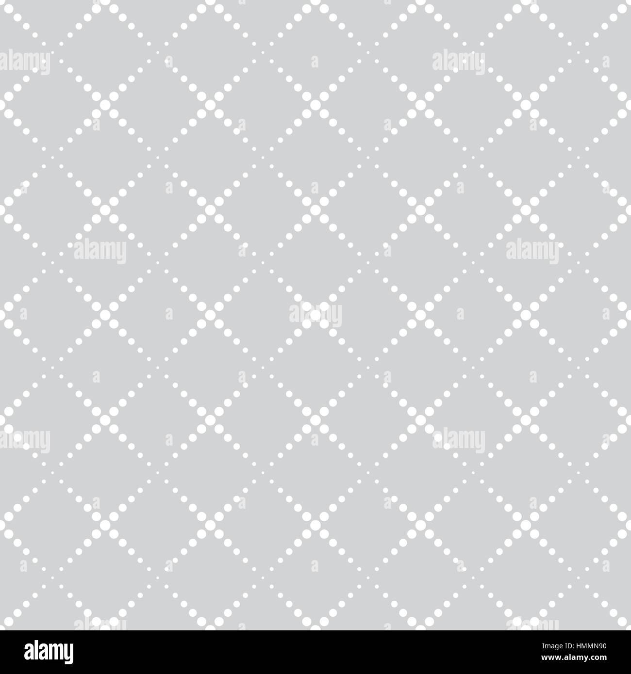 Seamless pattern. Geometric texture with repeating rhombus. Dotted line ...