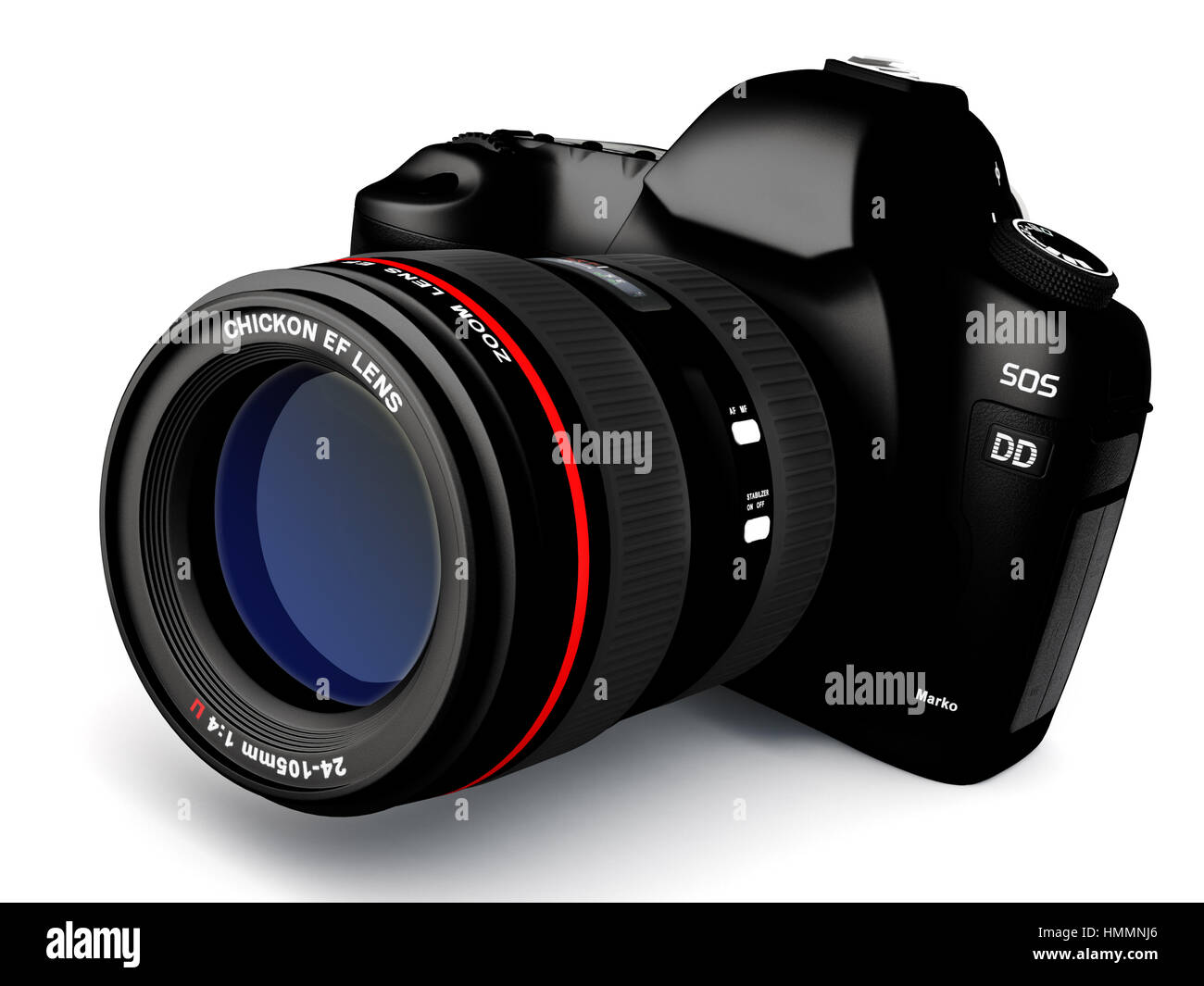 3d render digital slr hi-res stock photography and images - Alamy