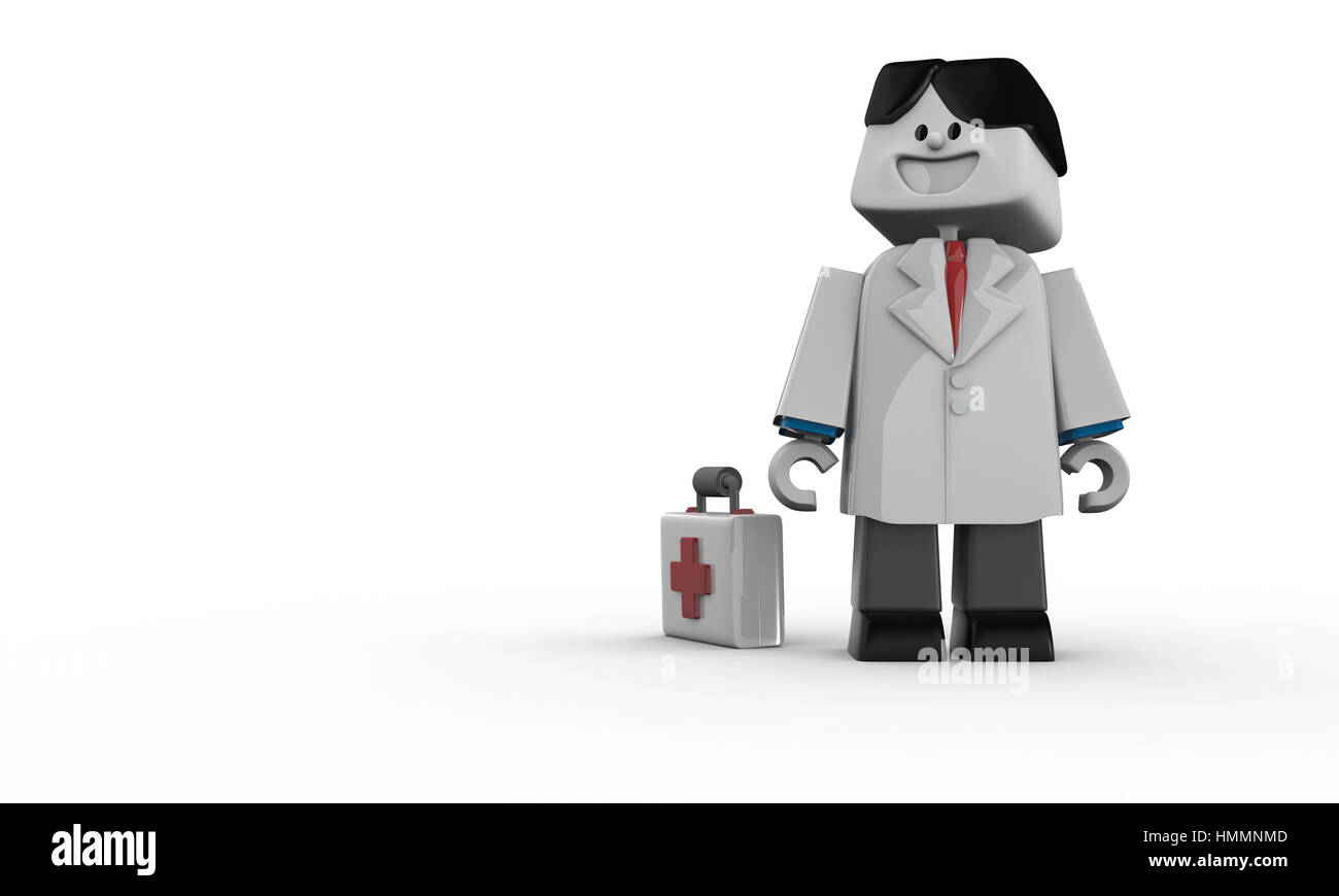 Cute toon doctor hi-res stock photography and images - Alamy