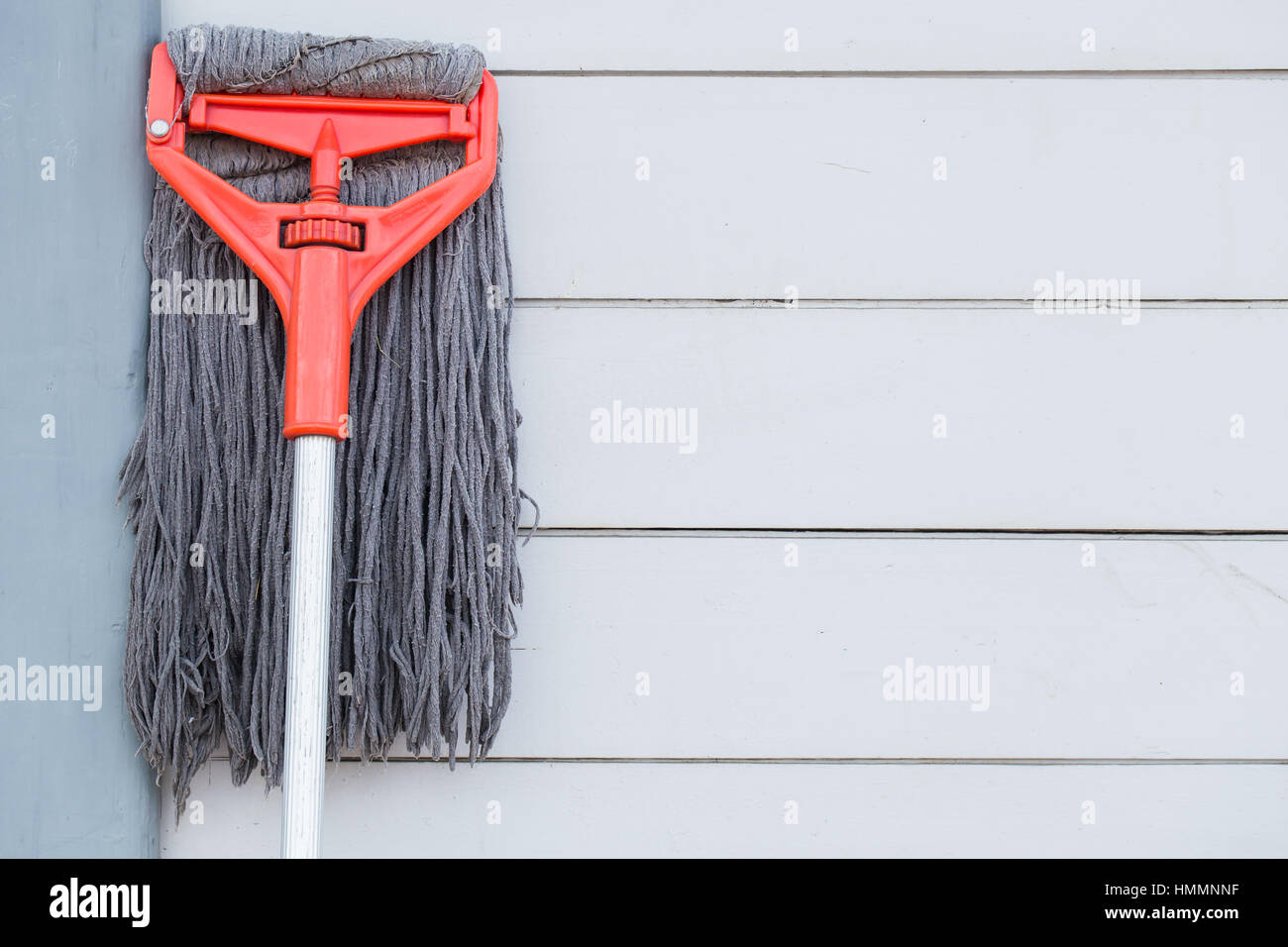 mob on white wood wall background with space for text Stock Photo - Alamy