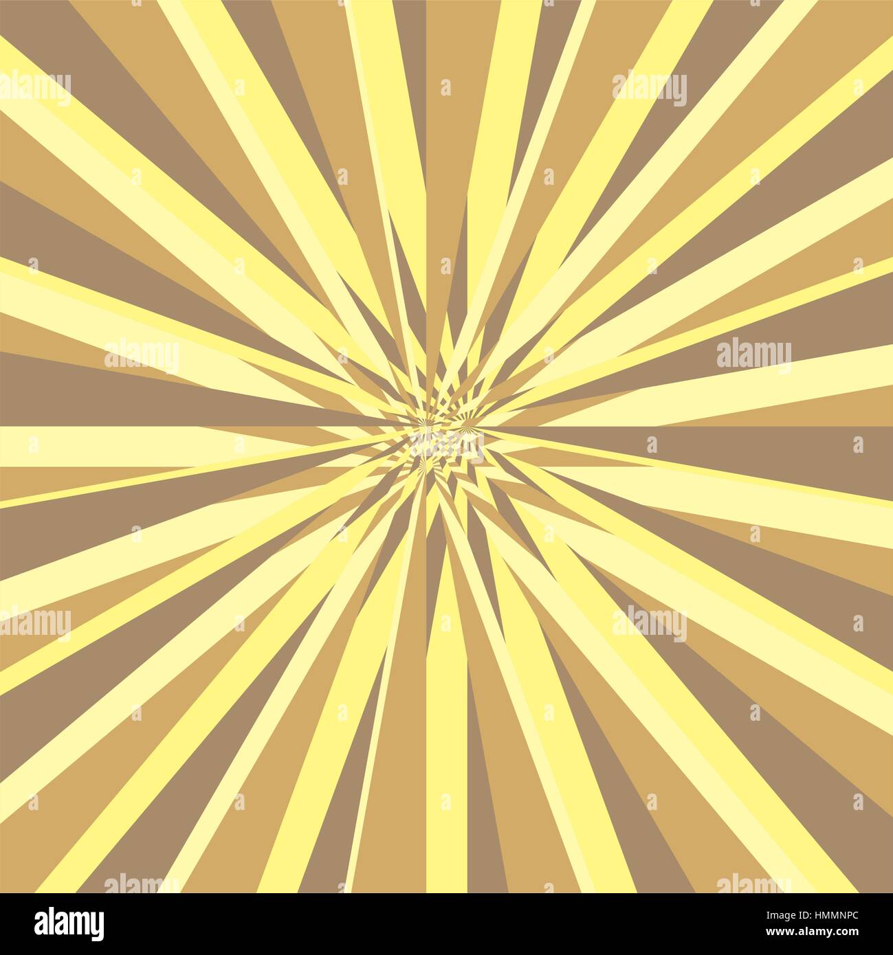 Burst abstract vector background. Explosion distortion effect. Yellow ...