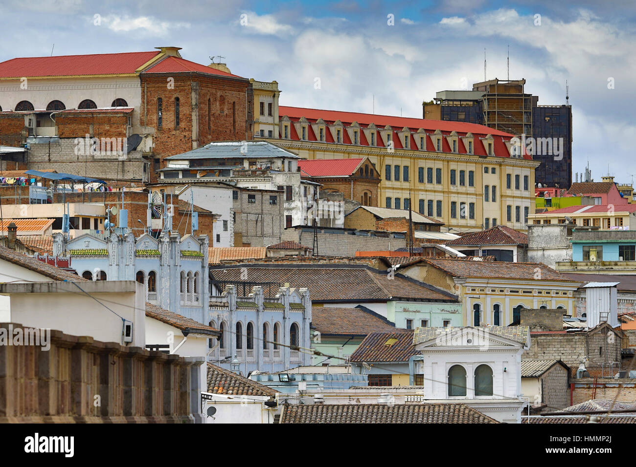 Quito Ecuador Urban architecture and landscape Stock Photo - Alamy