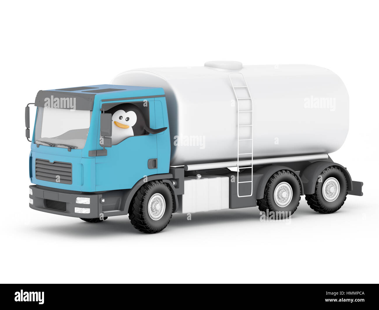 Fuel oil delivery tanker Cut Out Stock Images & Pictures - Alamy