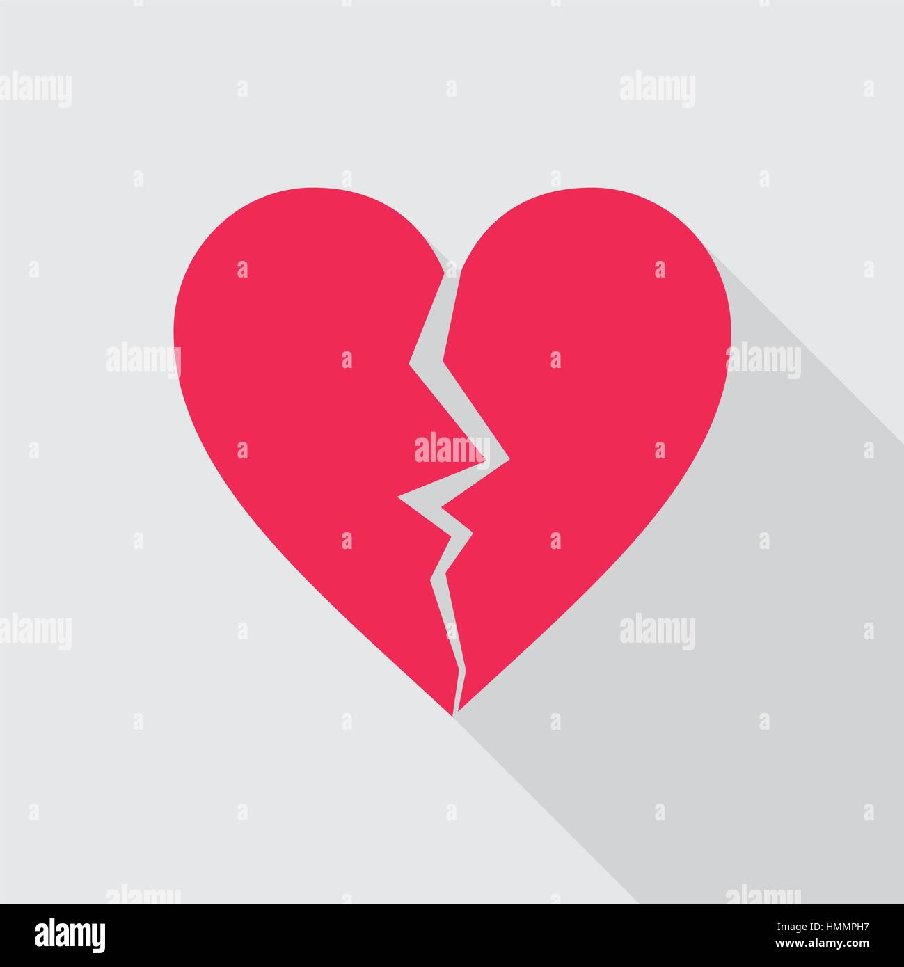 Broken heart symbol hi-res stock photography and images - Alamy