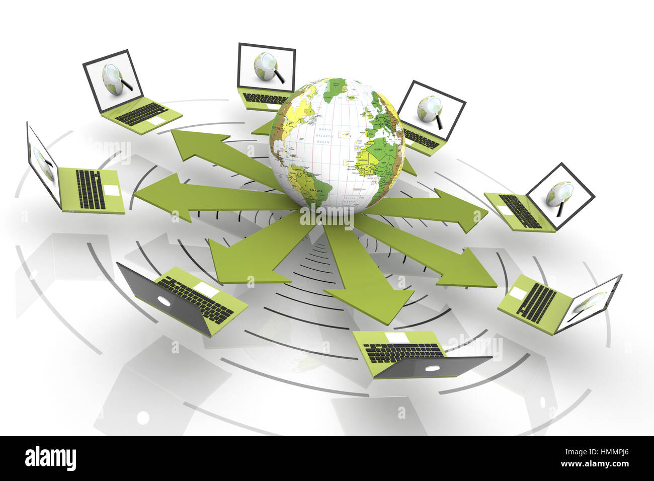 Concept intranet Cut Out Stock Images & Pictures - Alamy