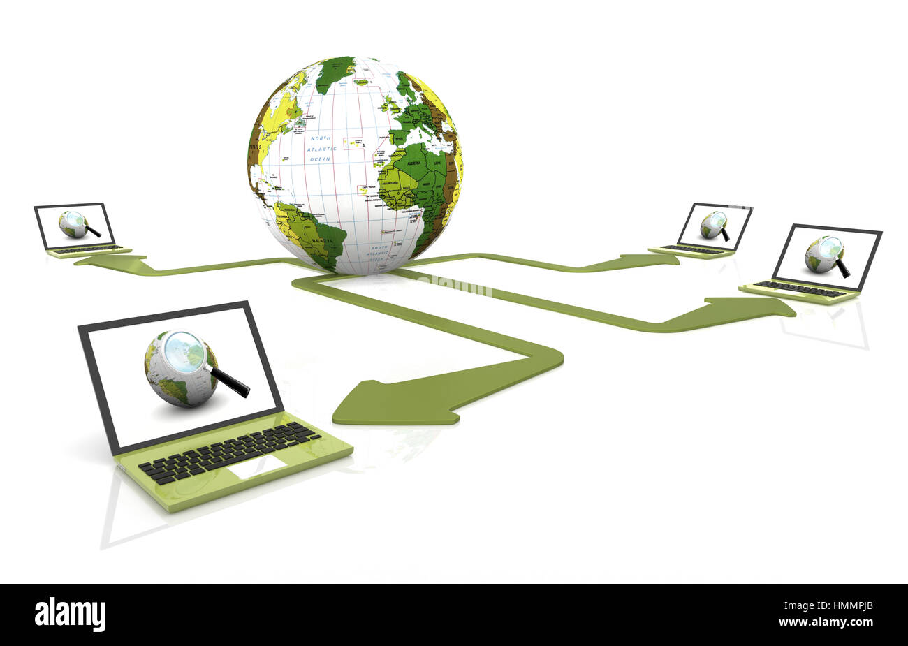 Sharing concept HQ 3D render Stock Photo - Alamy