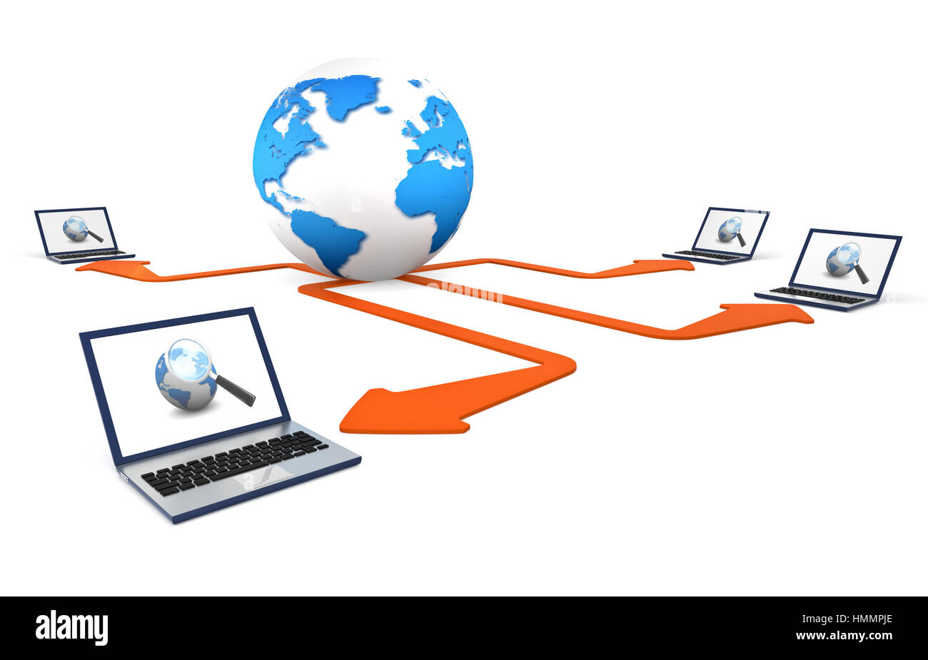 Sharing concept HQ 3D render Stock Photo - Alamy