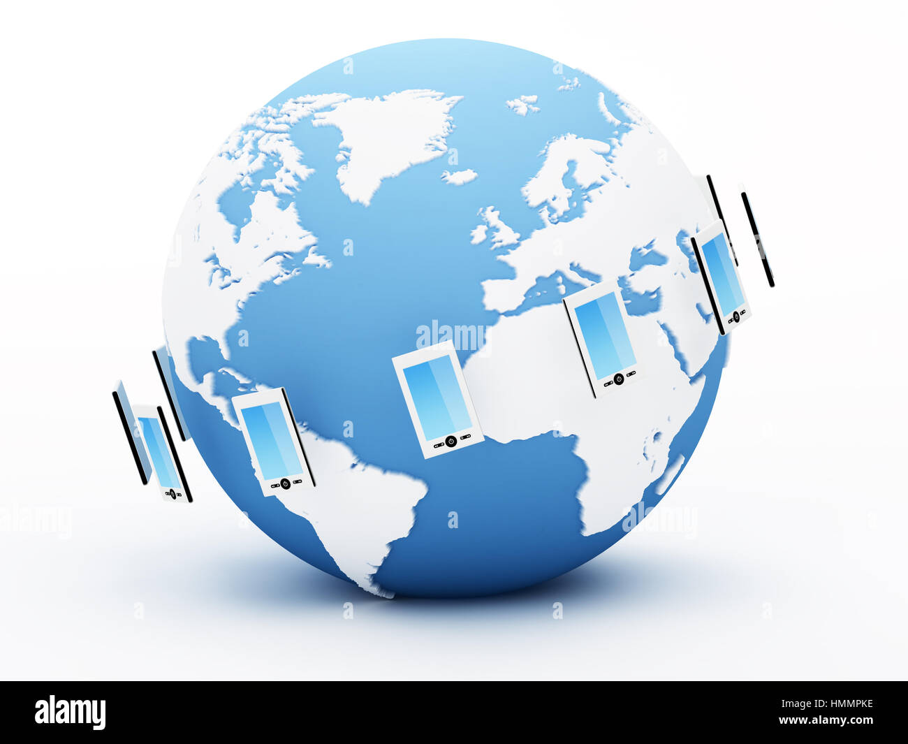 Smartphone connected to world wide web Note: All Devices design and all ...