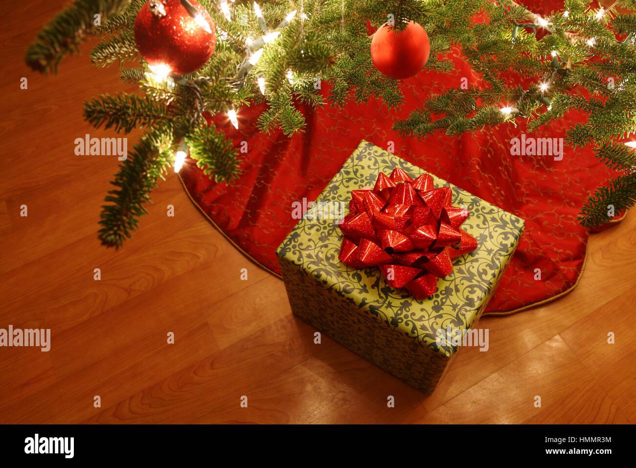 Presents under a Christmas Tree Stock Photo - Alamy