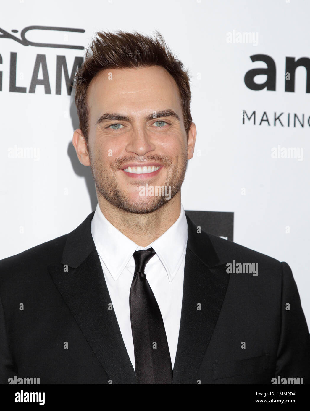 Cheyenne Jackson arrives at the amfAR Inspiration Gala on December 12 ...