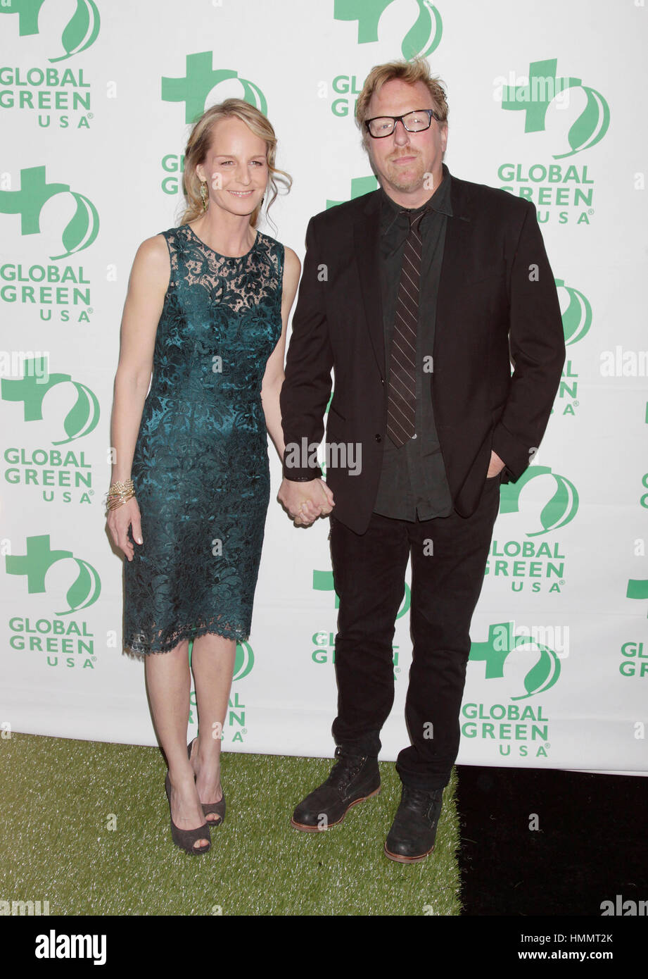 Helen Hunt and Matthew Carnahan attend Global Green USA's 10th Annual ...