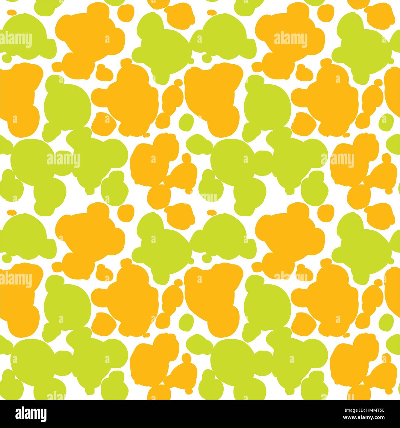 Abstract spots seamless pattern. Colorful stylized spots texture. EPS8 ...