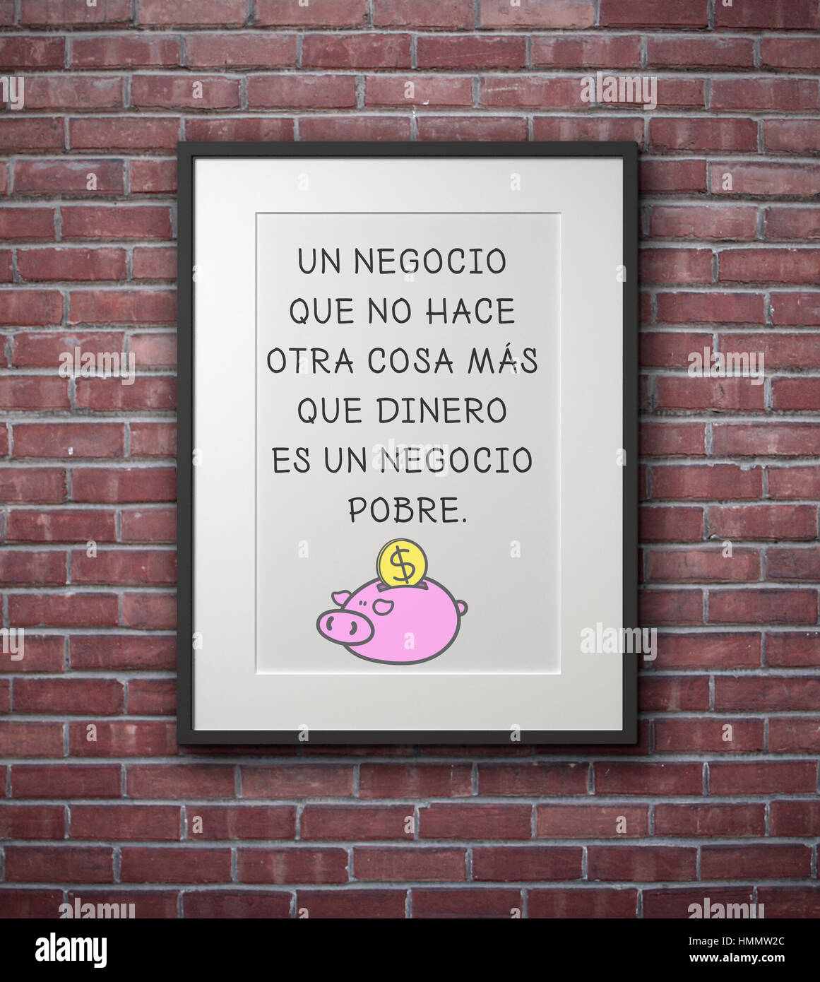 Inspirational motivating quote on picture frame Stock Photo - Alamy