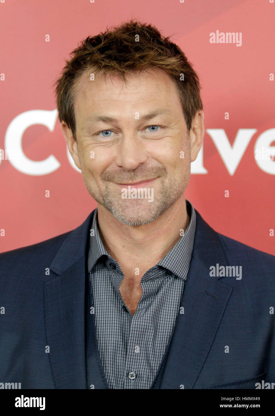 Grant Bowler arrives at the NBCUniversal TCA Press Tour on January 7 ...